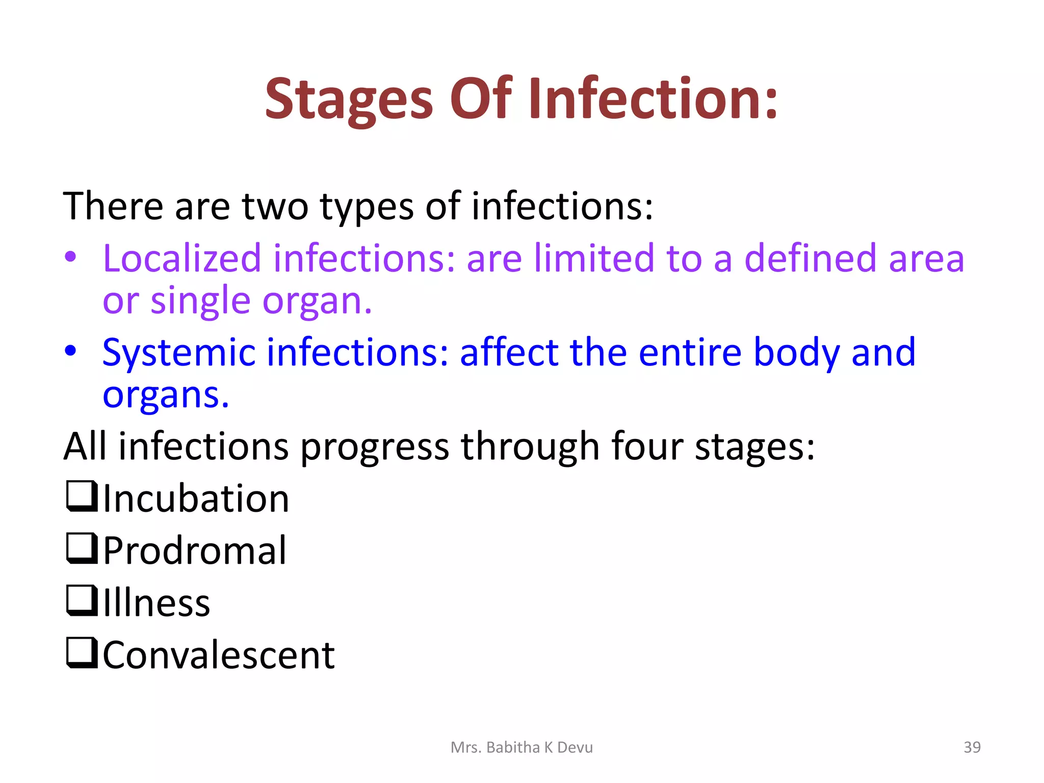 Notes on Infection Control | PPTX