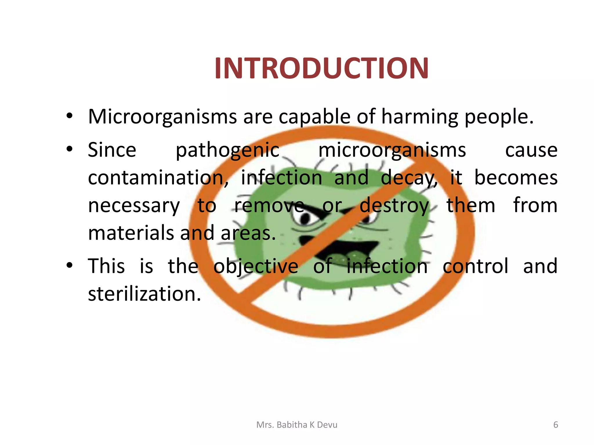 Notes on Infection Control | PPTX