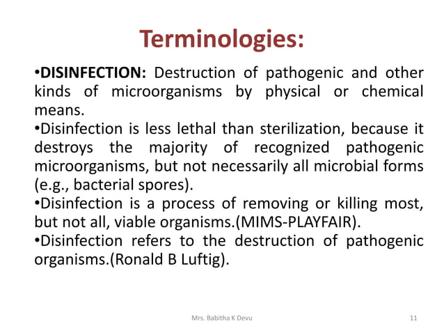 Notes on Infection Control | PPTX | Infectious Diseases | Diseases and ...