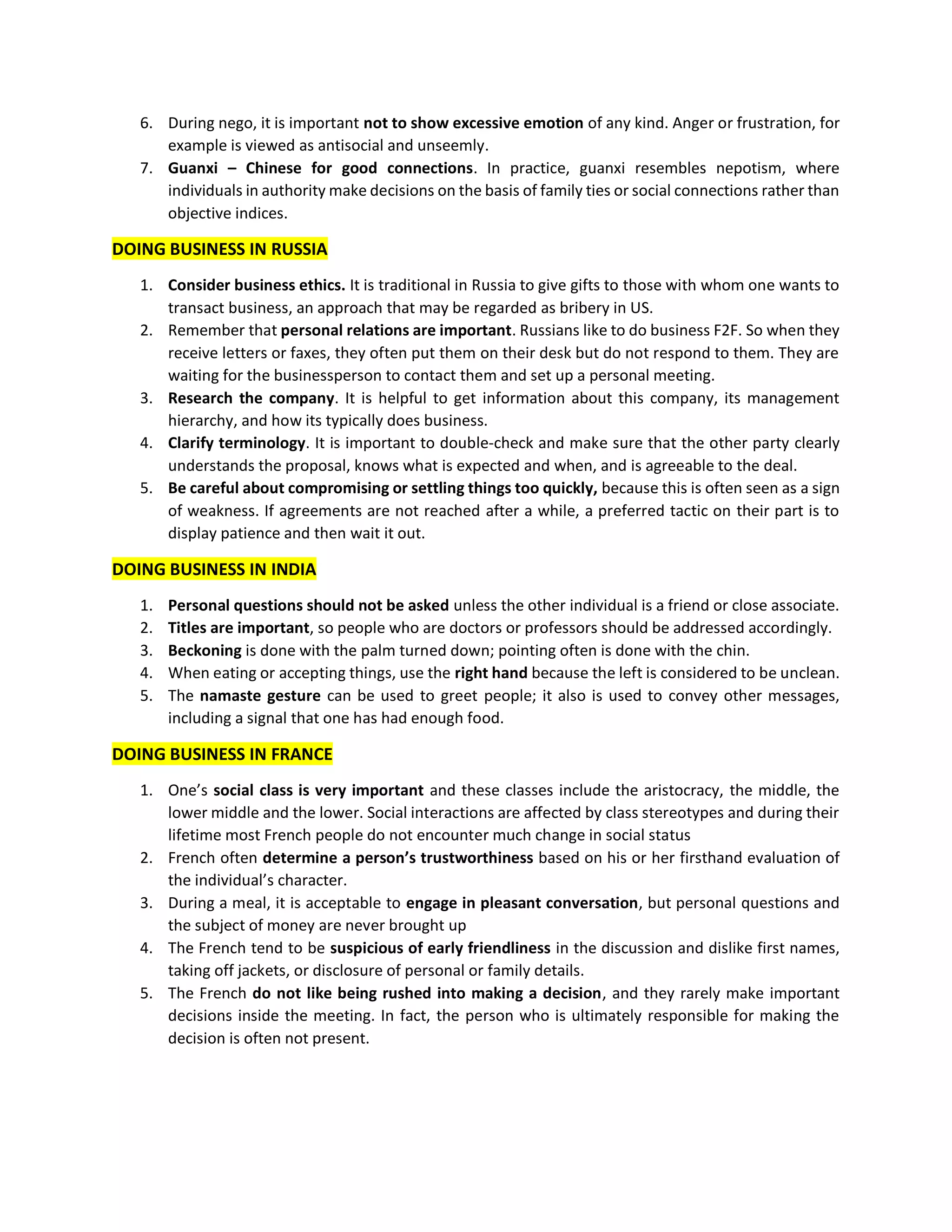 Notes CH 5 IBM536 (INTERCULTURAL) | PDF