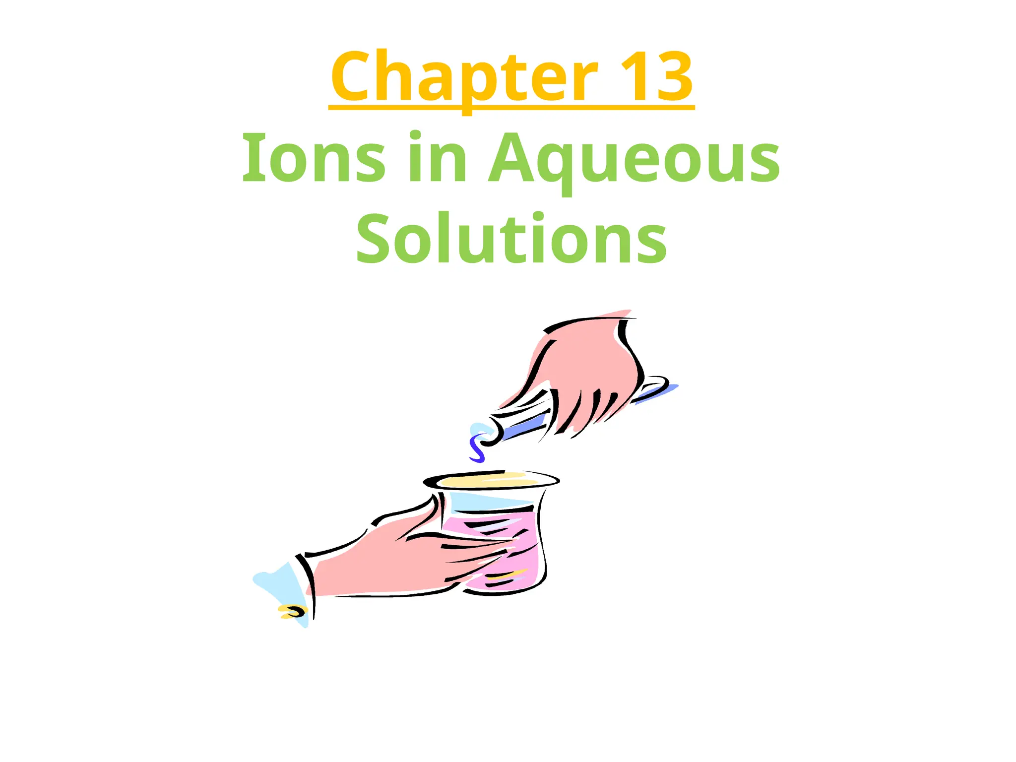 Notes Ions in Solution for secondary chemistry | PPT