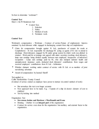 Industrial Relations Law Notes | DOCX