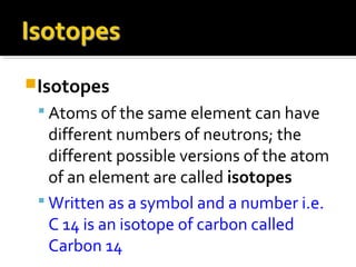 Notes lab 04c ions and isotopes | PPT