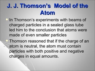 Notes lab 04 the invisible atom | PPT