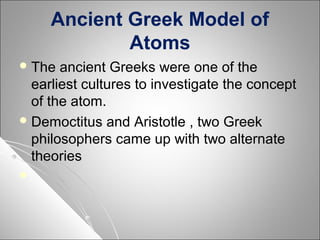 Notes lab 04 the invisible atom | PPT