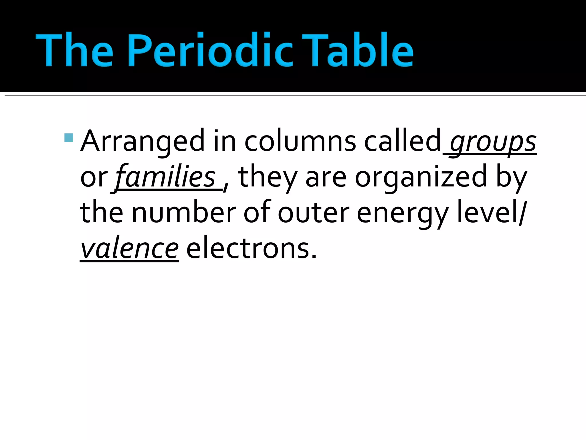 Notes lab 05 06 nuts & bolts discovering the elements | PPT