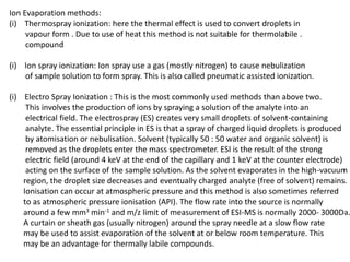 Fundamentals of Mass Spectrometry | PPTX