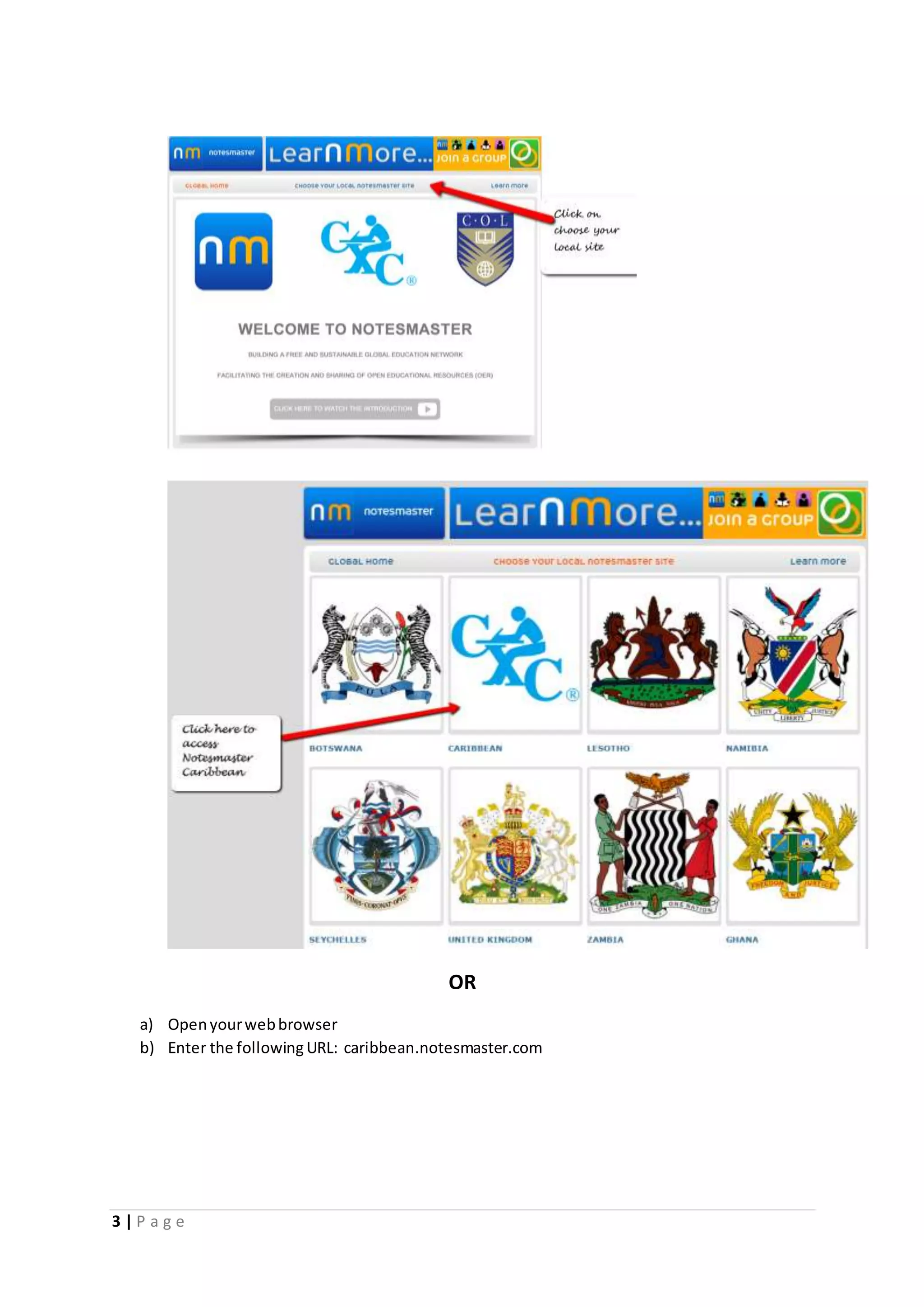 Notesmaster Caribbean Training Manual | DOCX