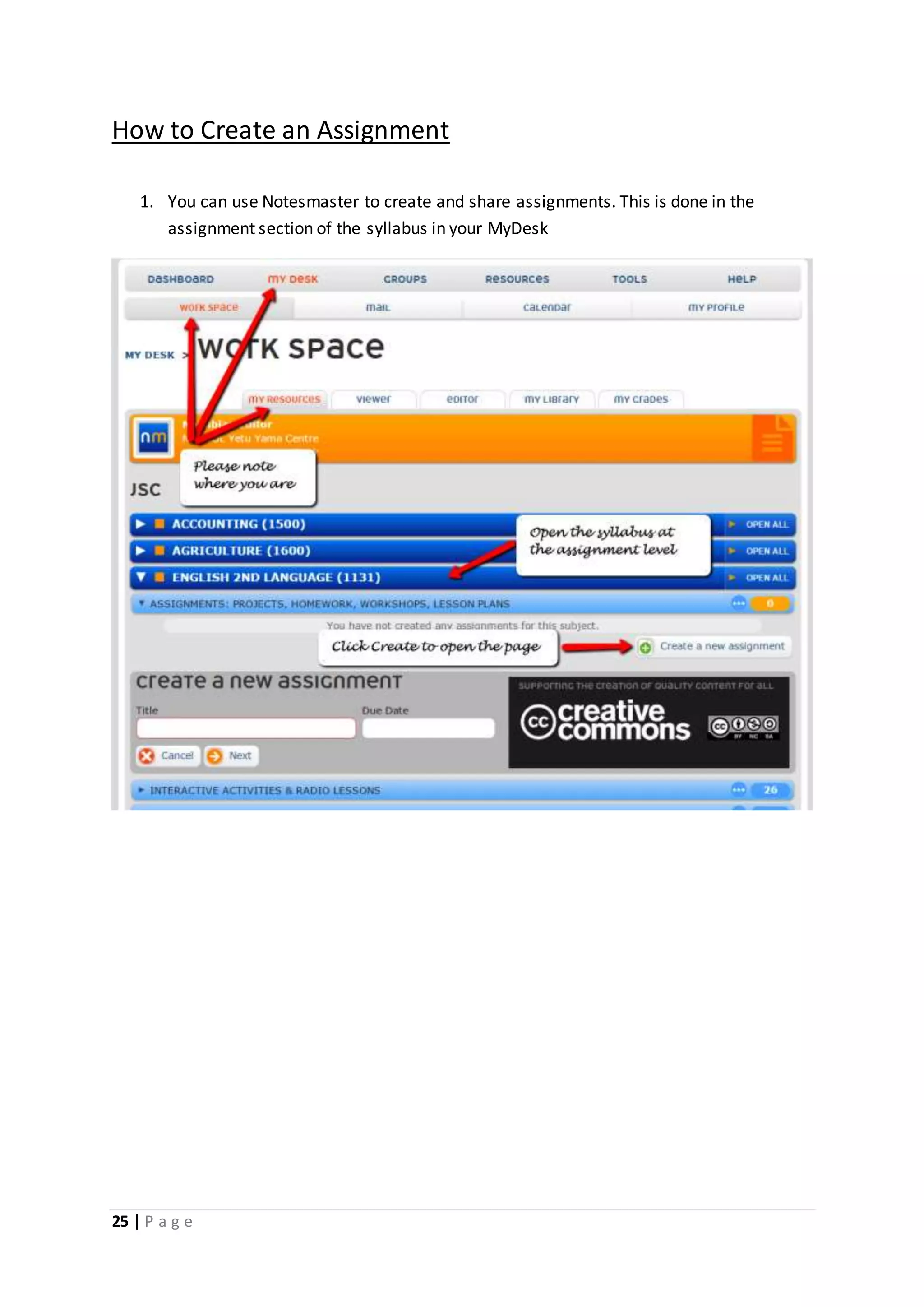 Notesmaster Training Manual | DOCX