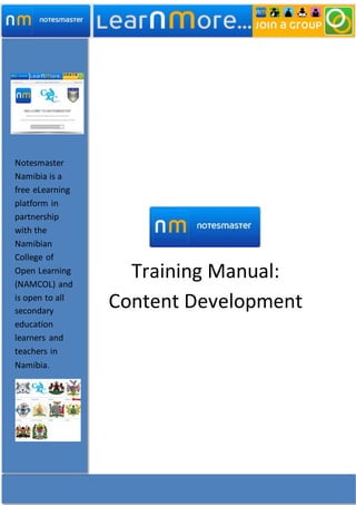 Notesmaster Training Manual | DOCX