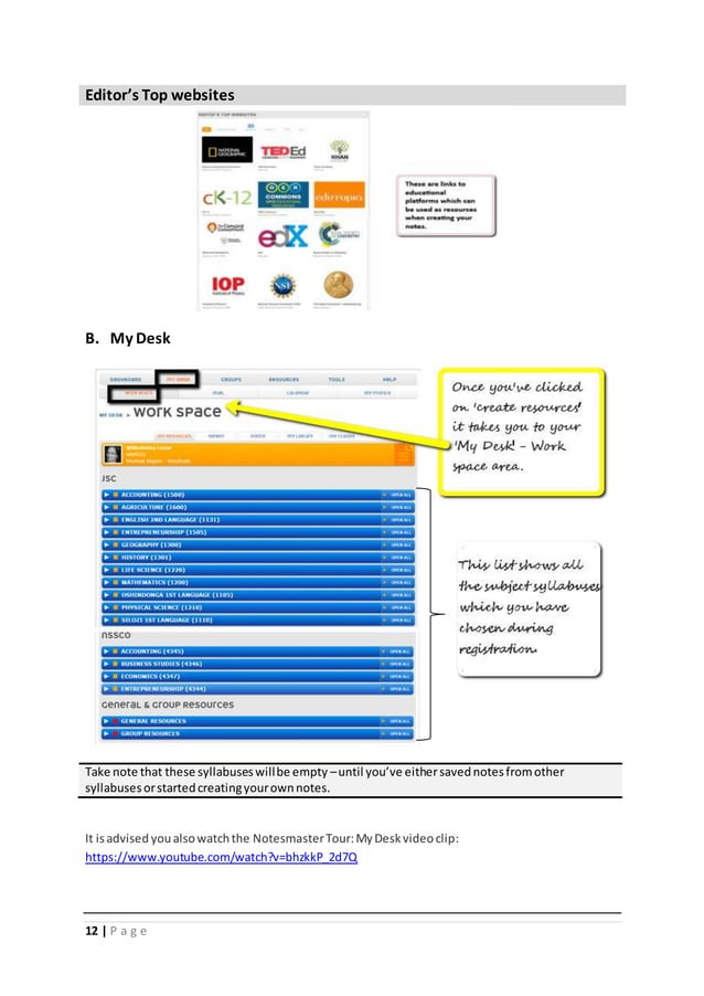 Notesmaster Training Manual | DOCX