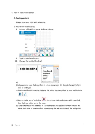 Notesmaster Training Manual | DOCX