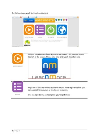 Notesmaster Training Manual | DOCX