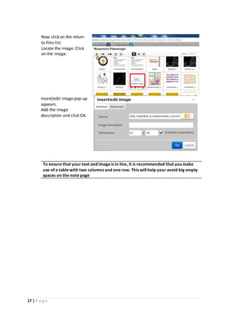 Notesmaster training manual for content developers | PDF