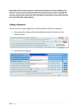Notesmaster training manual for content developers | PDF