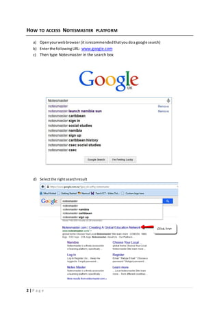 Notesmaster training manual for content developers | PDF