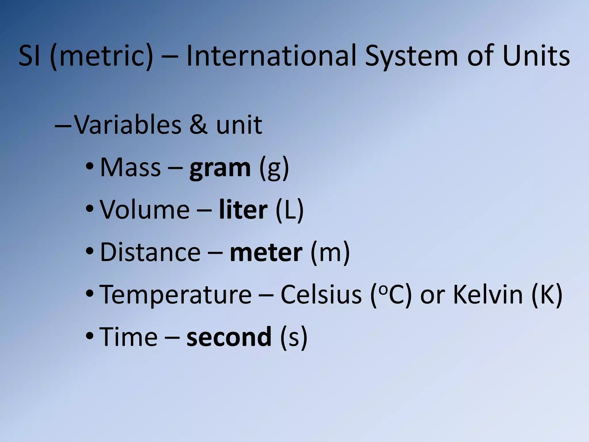 Measurement Systems | PPTX