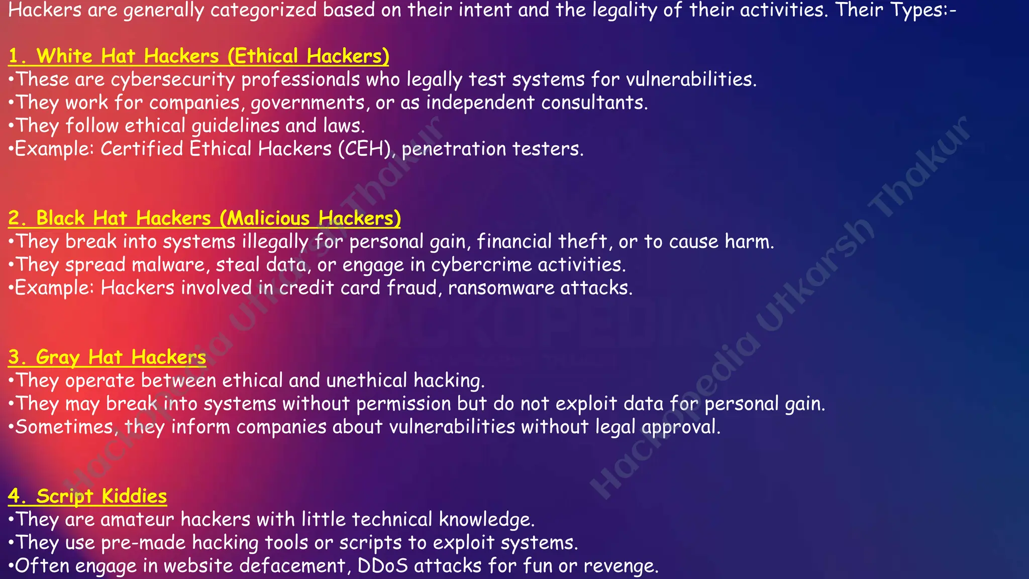 Ethical Hacking Module 1 Notes by Hackopedia | PDF
