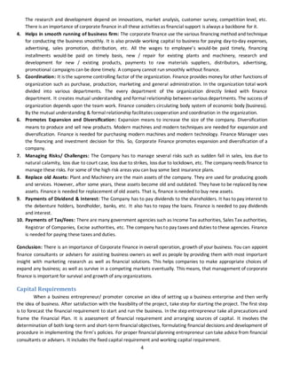 Notes of corporate finance | PDF