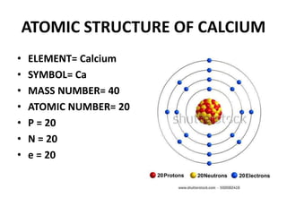 Calcium Atomic Structure