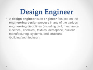 Design Engineering and Design concepts | PPT