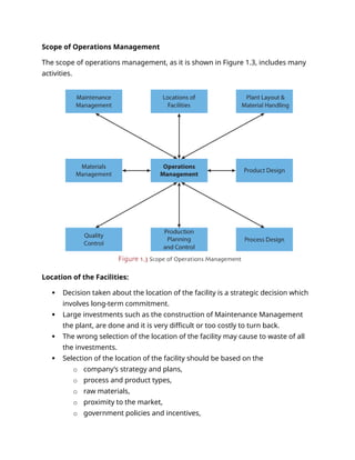 operation Management Notes (Businesses) | PDF