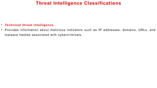 Cyber Threat Intelligence, CTI Lifecycle and CTI Framework | PPTX