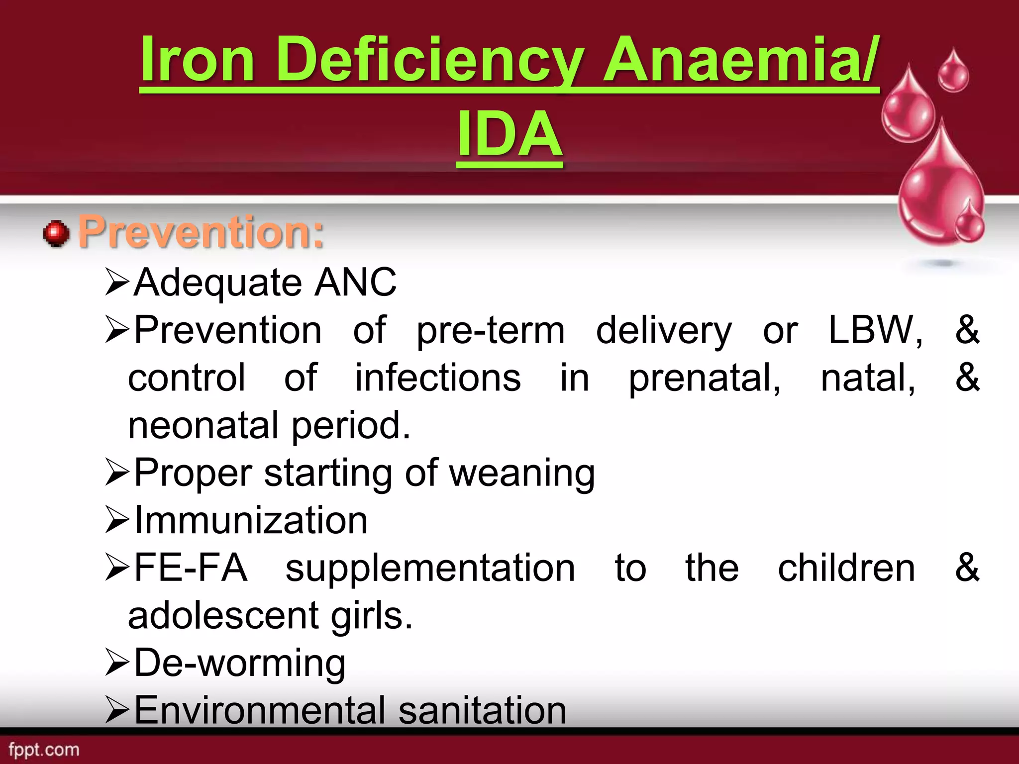 Babitha's Notes on anemia's & bleeding disorders | PPT