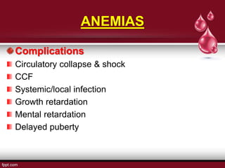 Babitha's Notes on anemia's & bleeding disorders | PPT