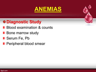 Babitha's Notes on anemia's & bleeding disorders | PPT