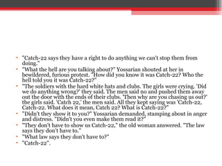 What is Catch-22 | PPT