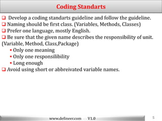 Notes on code quality | PPT