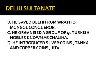 A Short Note On Delhi Sultanate – PJLM