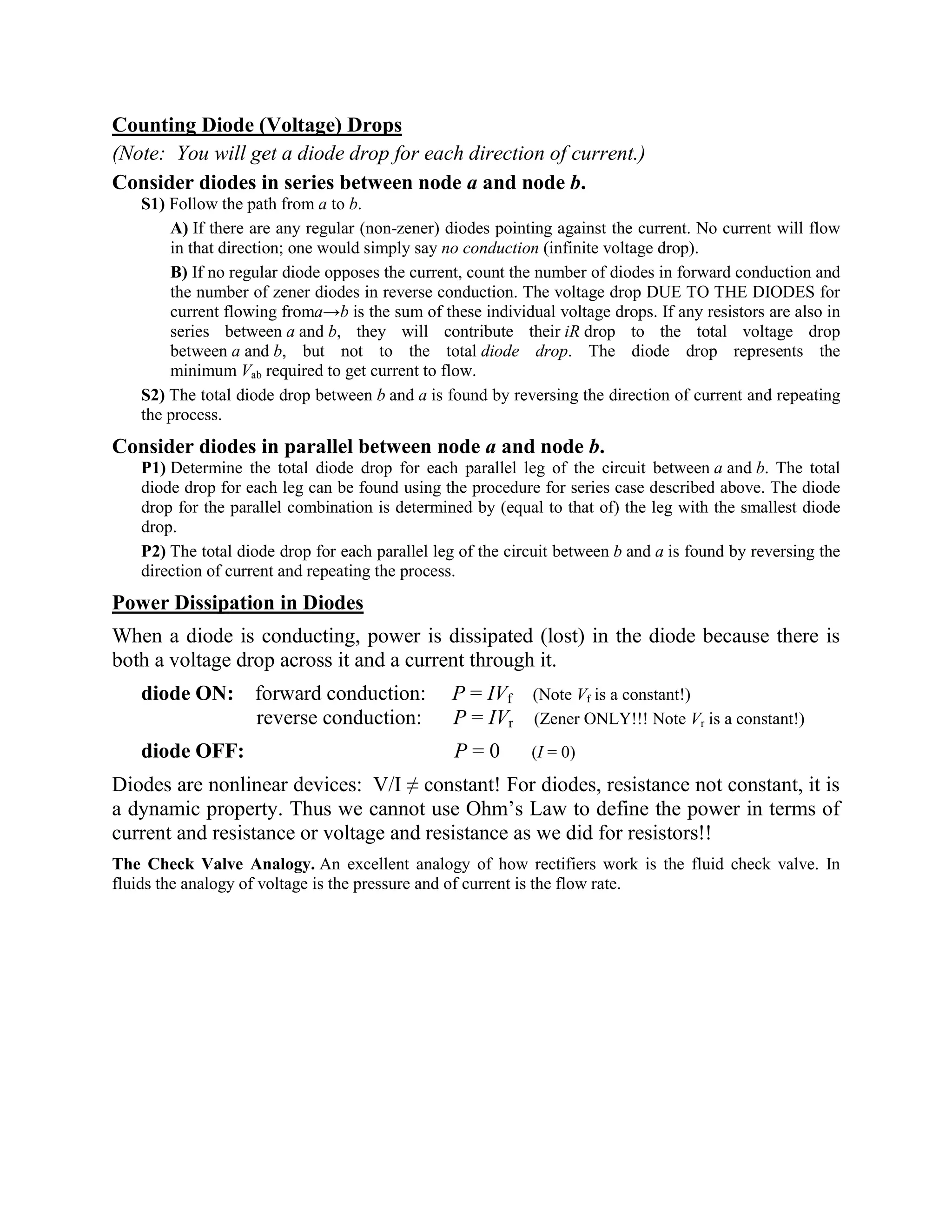 Notes on diodes and rectifiers | PDF