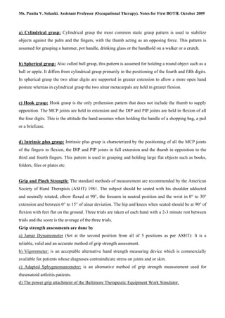 Notes on Hand Functions_Punita V. Solanki | PDF