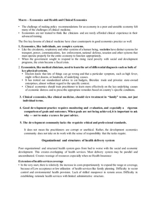 Unit 1 - Concept of Health Economics (306.5 - HEHF) Part 1 | DOCX