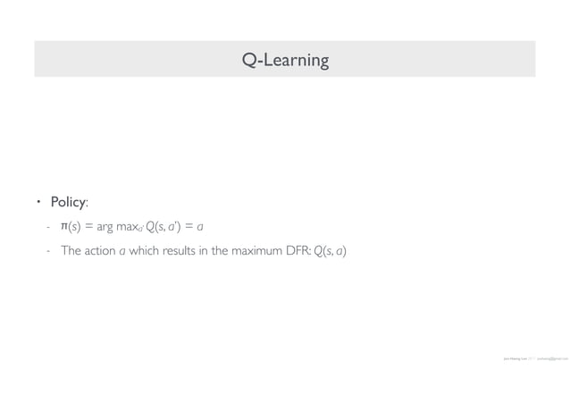 Notes on Reinforcement Learning - v0.1 | PPT
