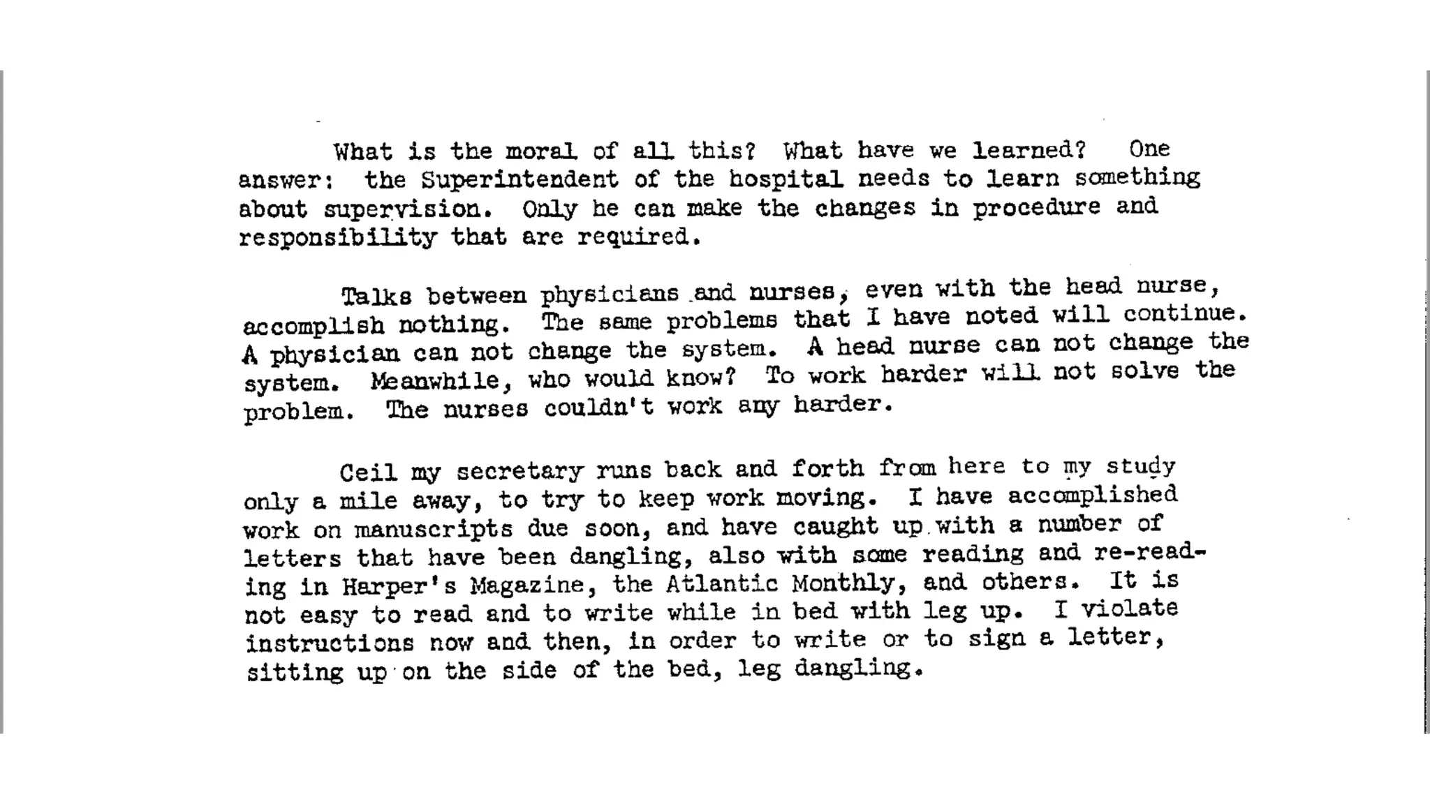 Notes on management in a hospital dr. W. Edwards Deming | PPTX