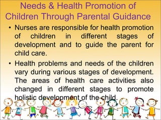 Notes on needs of the healthy child | PPT