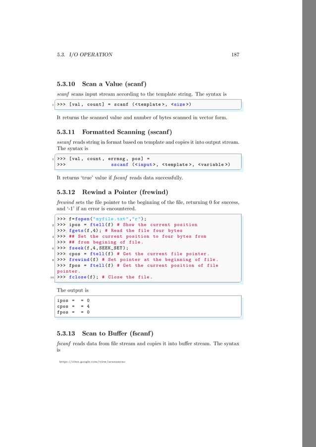 Notes for GNU Octave - Numerical Programming - for Students - 02 of 02 ...