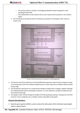 Notes on optical fiber communication unit7 | PDF