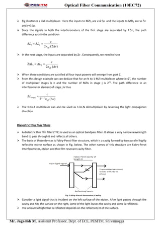 Notes on optical fiber communication unit7 | PDF