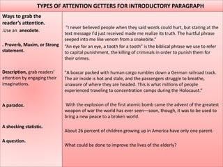 Paragraph and Academic Writing | PPTX