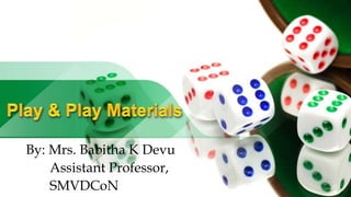 Babitha's Notes on play | PPT