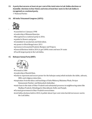 Notes on political parties_Grade 10 | DOCX