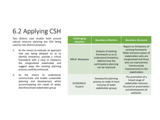 Notes on reader introducing systems approaches prt 6 csh | PPT