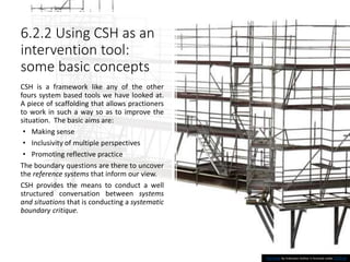Notes on reader introducing systems approaches prt 6 csh | PPT