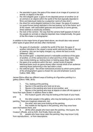 Notes on the gaze | DOCX