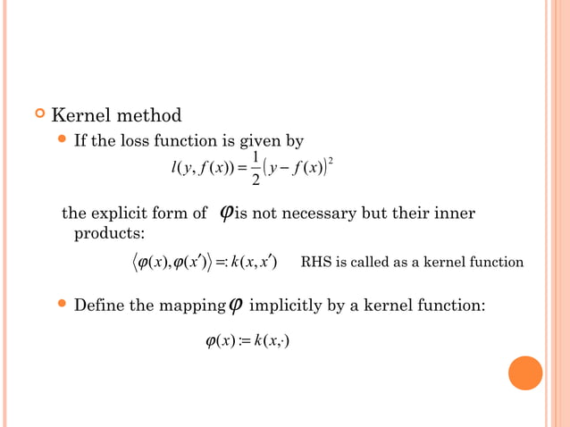 Notes On The Low Rank Matrix Approximation Of Kernel Ppt