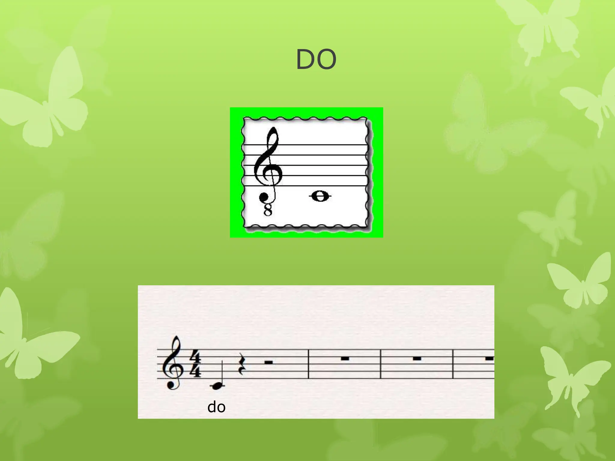 Notes on the staff Do major scale colorful.pptx | Music | Entertainment